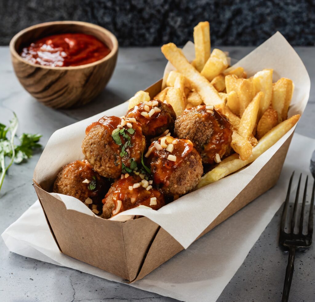 Meat Ball Poutine – ChickAsta